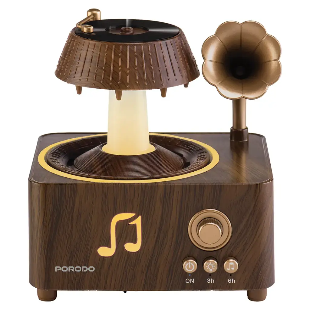 Porodo lifestyle Concord vintage Aroma Diffuser & Speaker